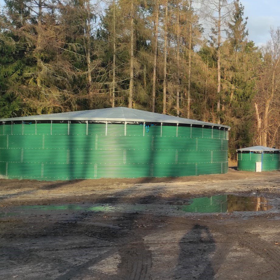 Water tanks for a forest nursery, Poland - NPI Water storage